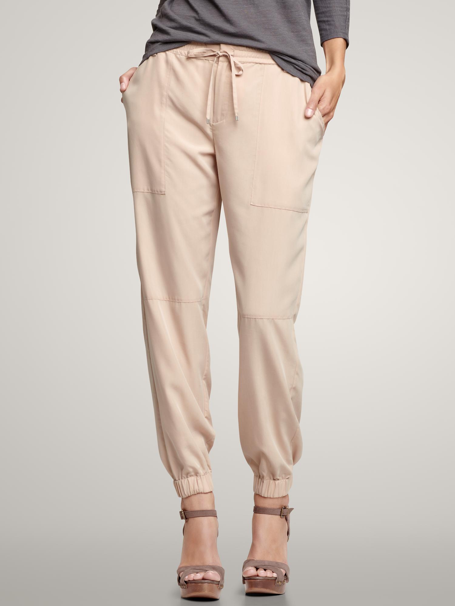 Drapey drawstring pants | Gap