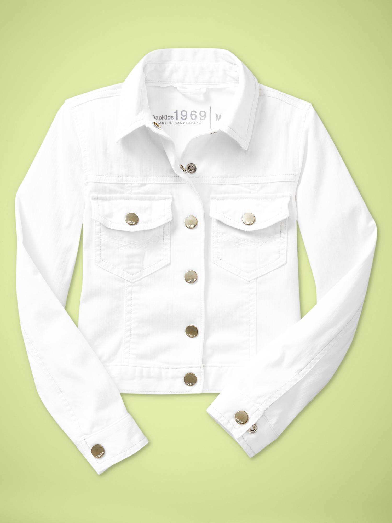 Girls white denim jacket | Gap