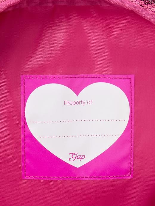 Sequin print backpack (Junior) | Gap