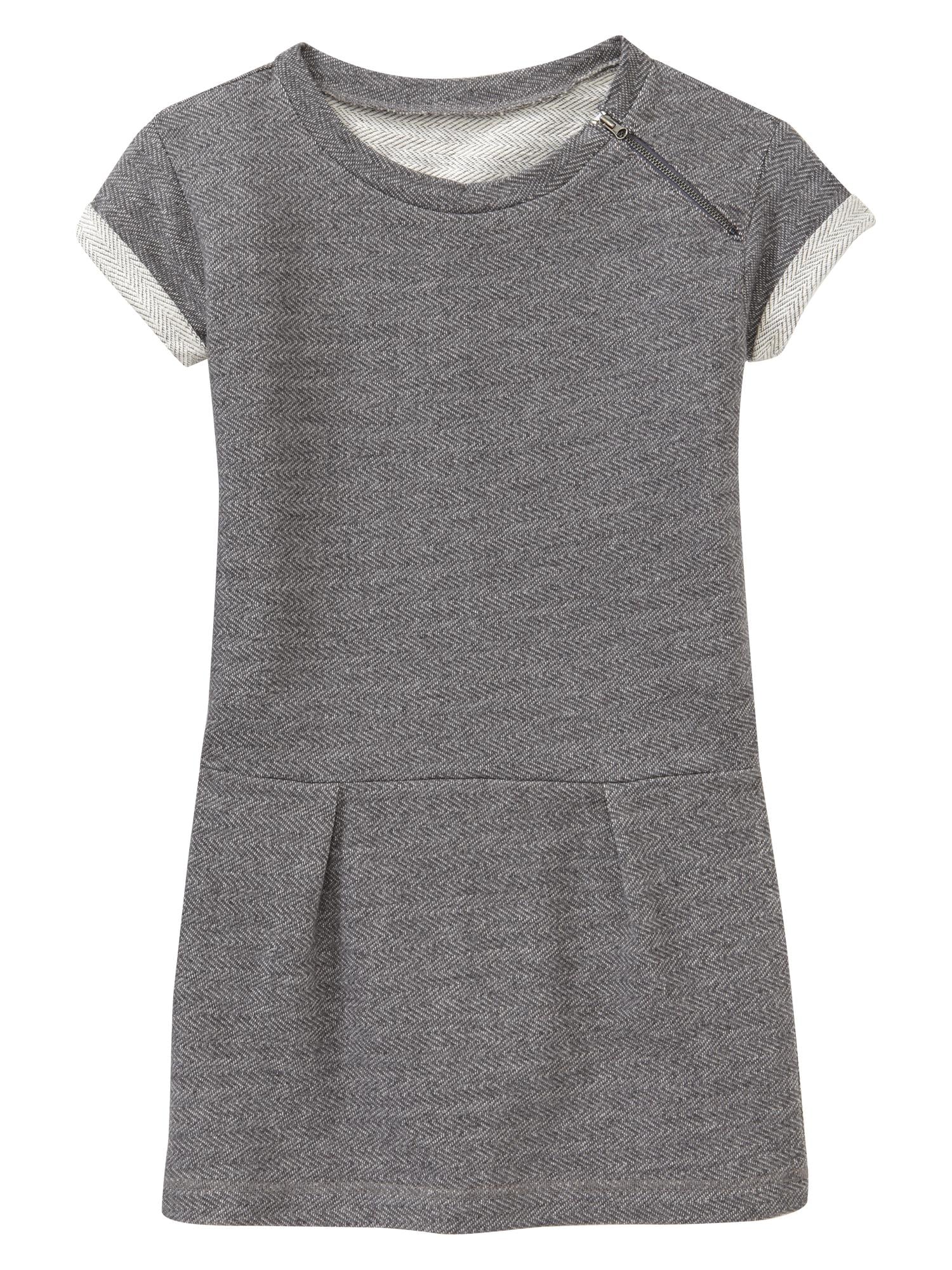Herringbone drop-shoulder dress | Gap