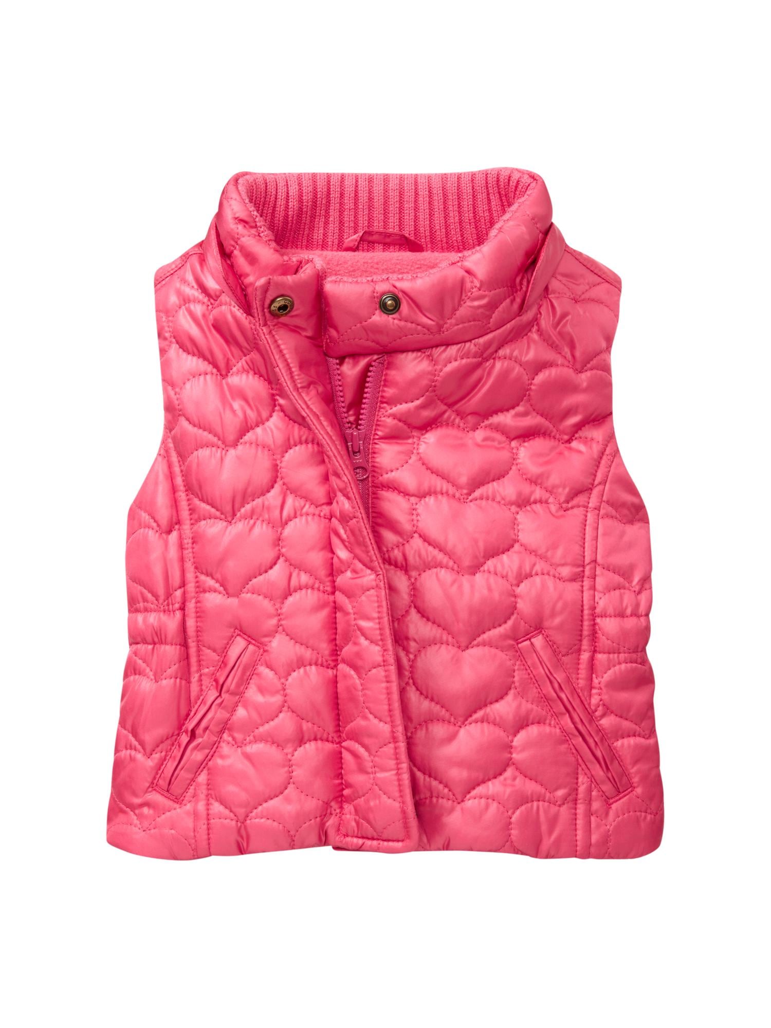 Quilted heart puffer vest | Gap