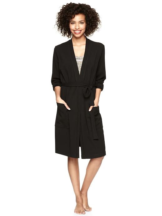 Stretch jersey short robe | Gap