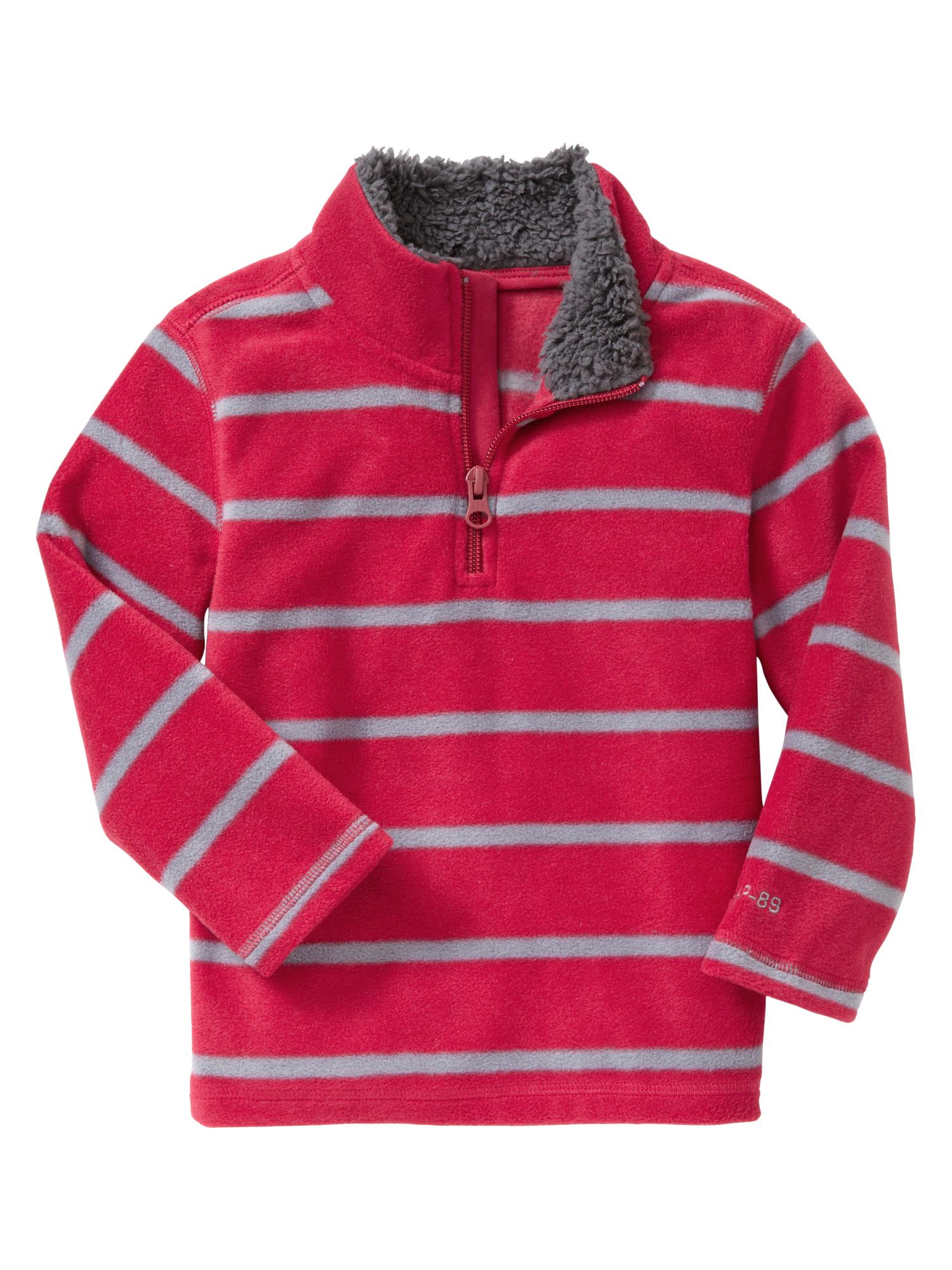 Striped fleece pullover | Gap
