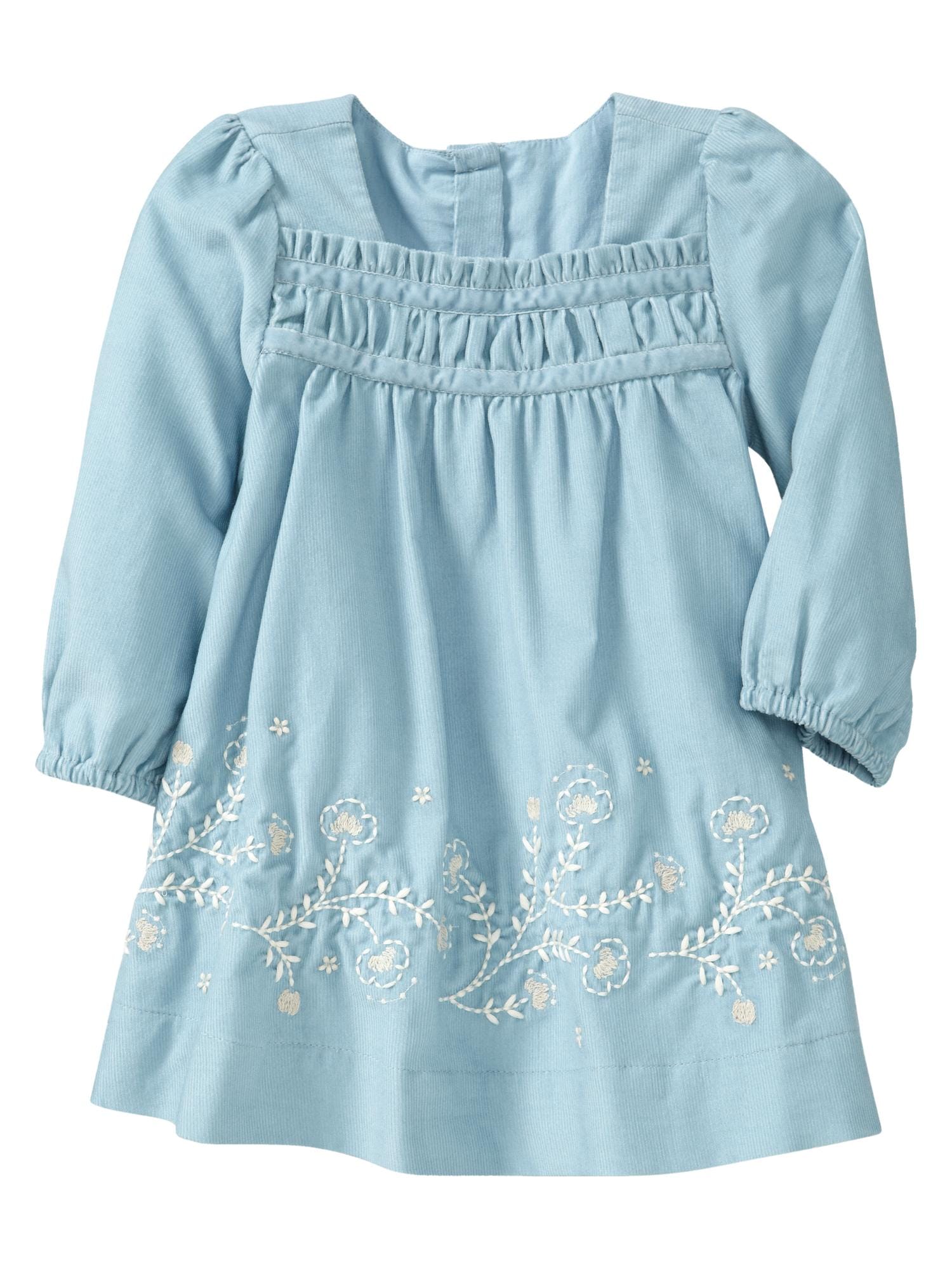 Embroidered corduroy dress | Gap