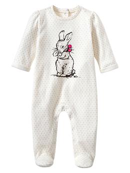 Peter Rabbit™ graphic footed one-piece | Gap