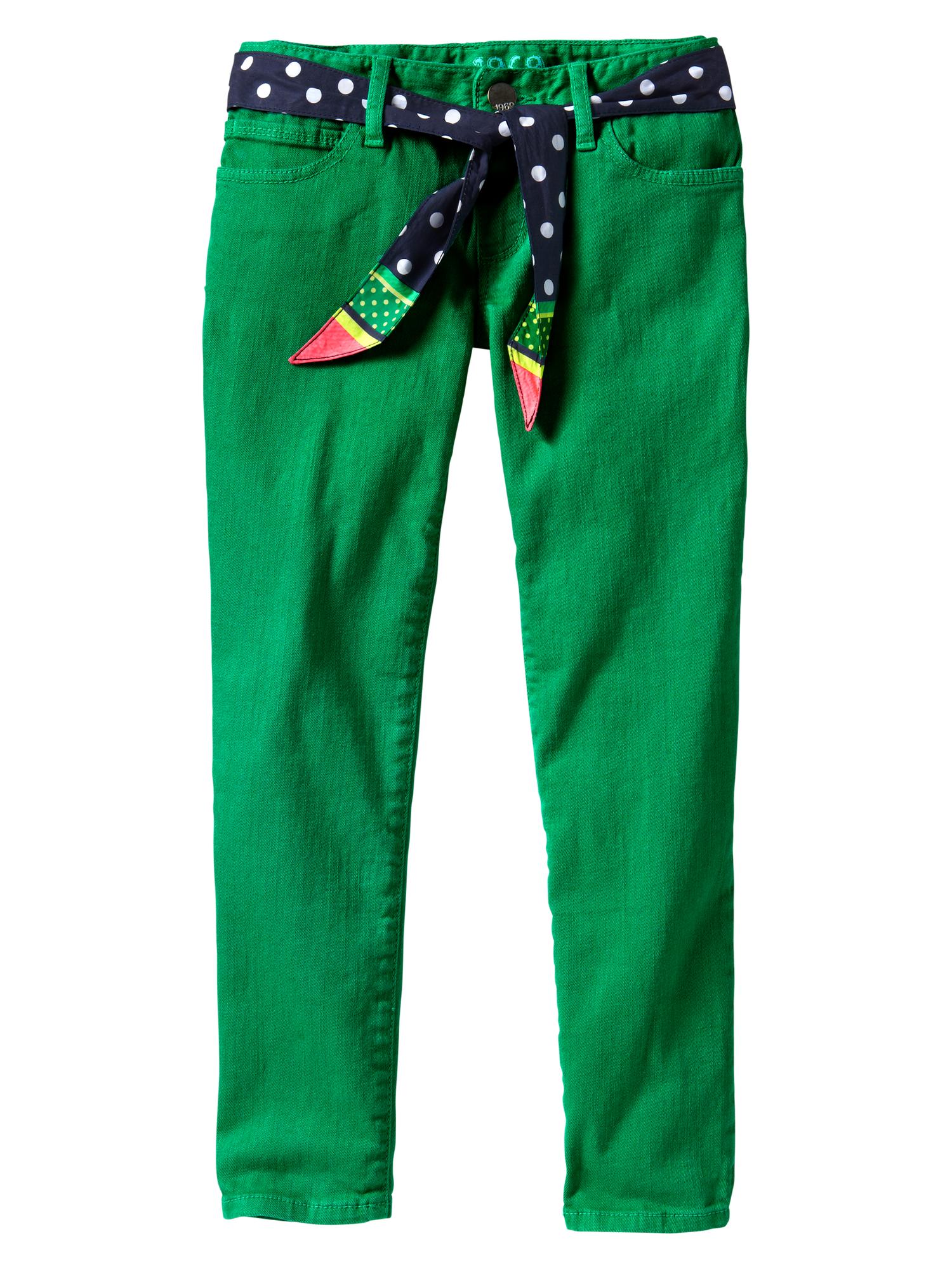 Super skinny green skimmer jeans | Gap