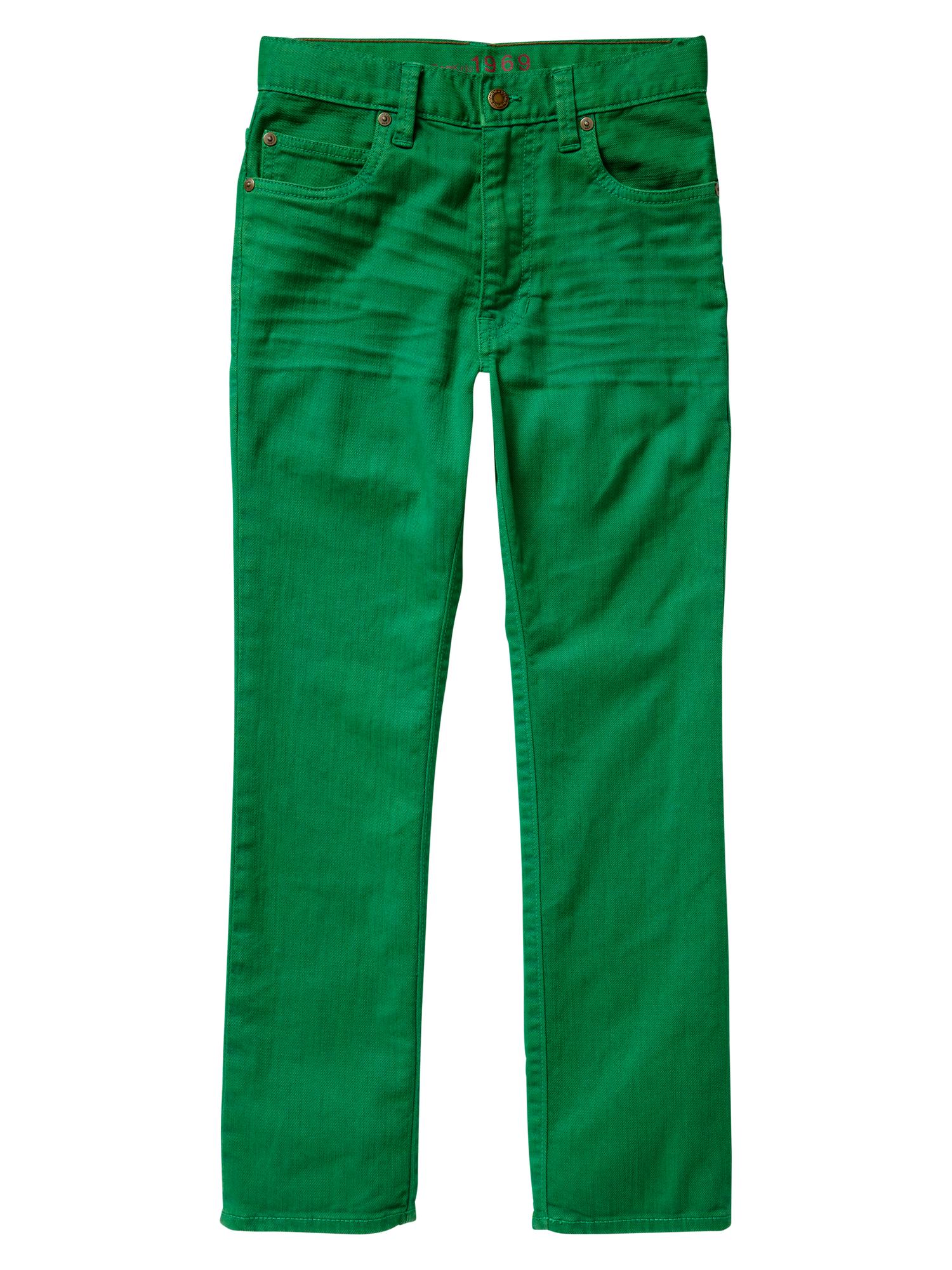 1969 green slouch skinny jeans | Gap