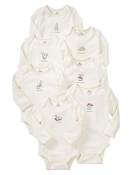 Peter Rabbit™ days of the week bodysuit (7-pack) | Gap