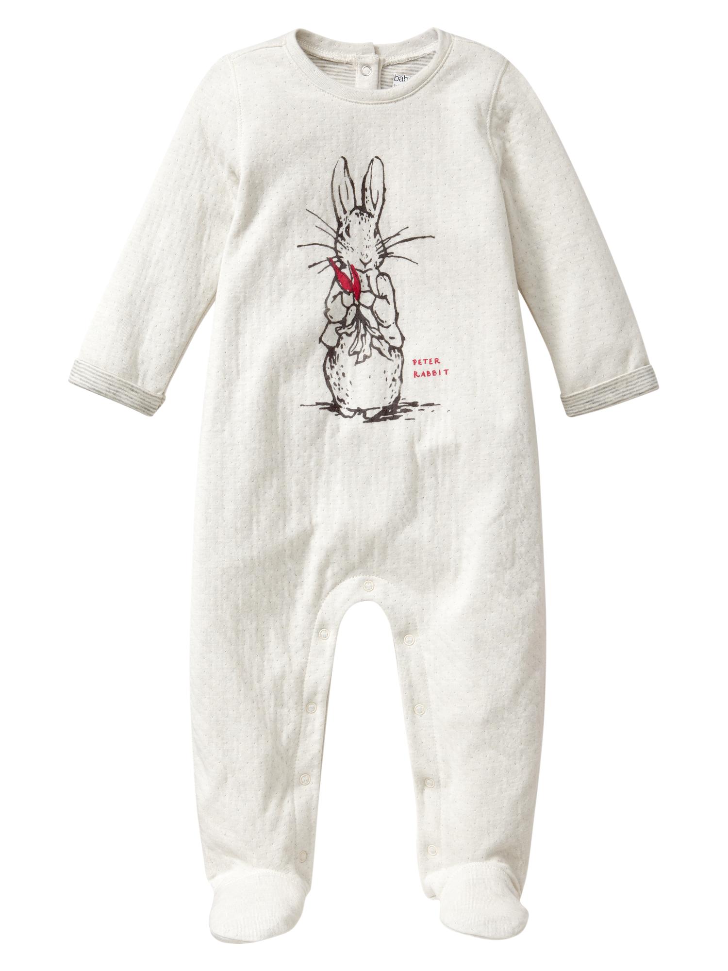 Peter Rabbit™ graphic footed one-piece | Gap