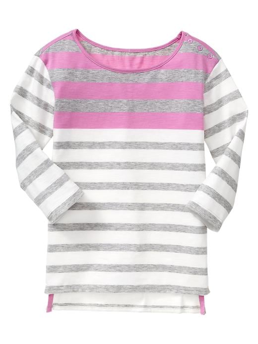 Contrast striped top | Gap