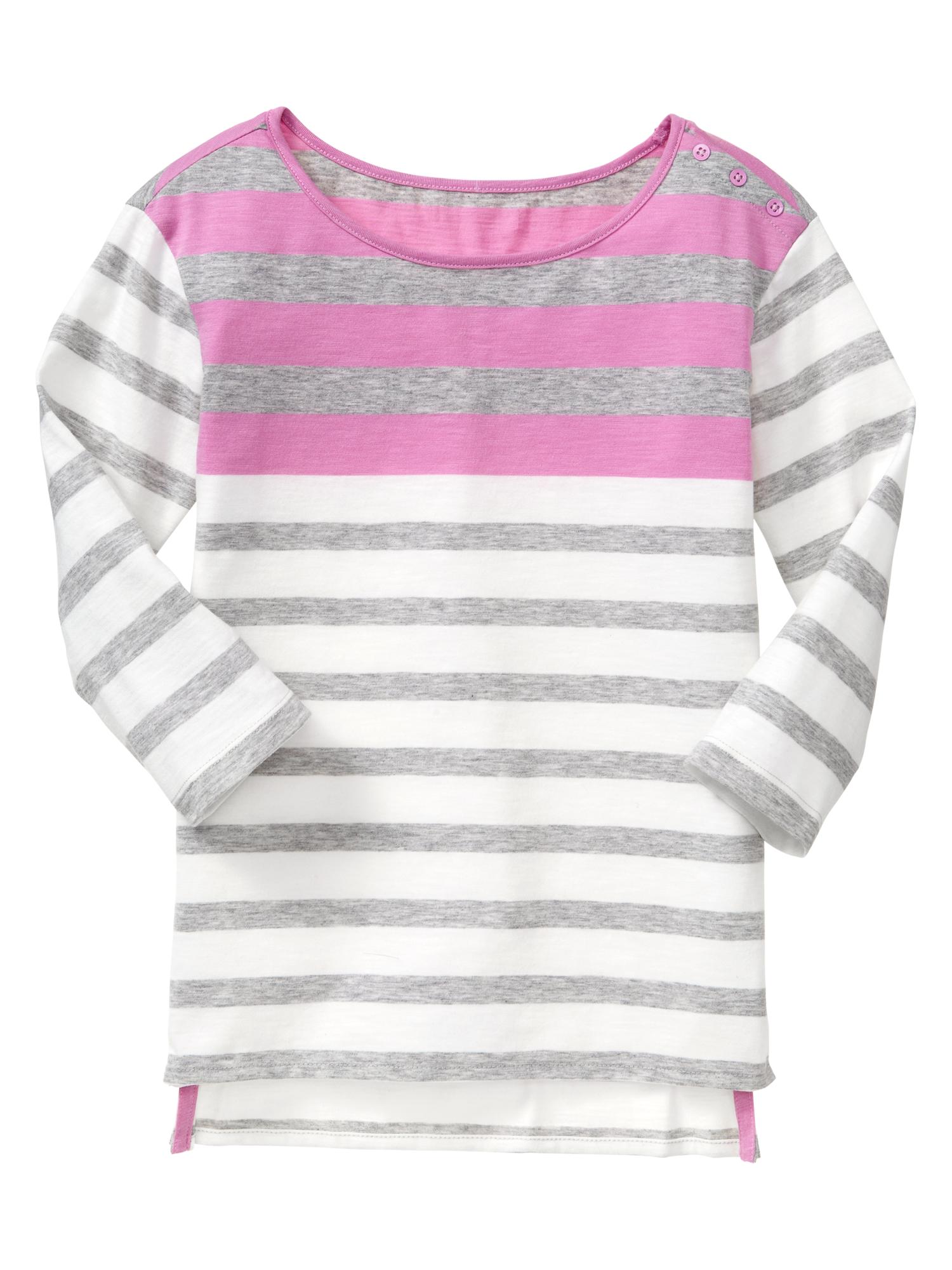 Contrast striped top | Gap