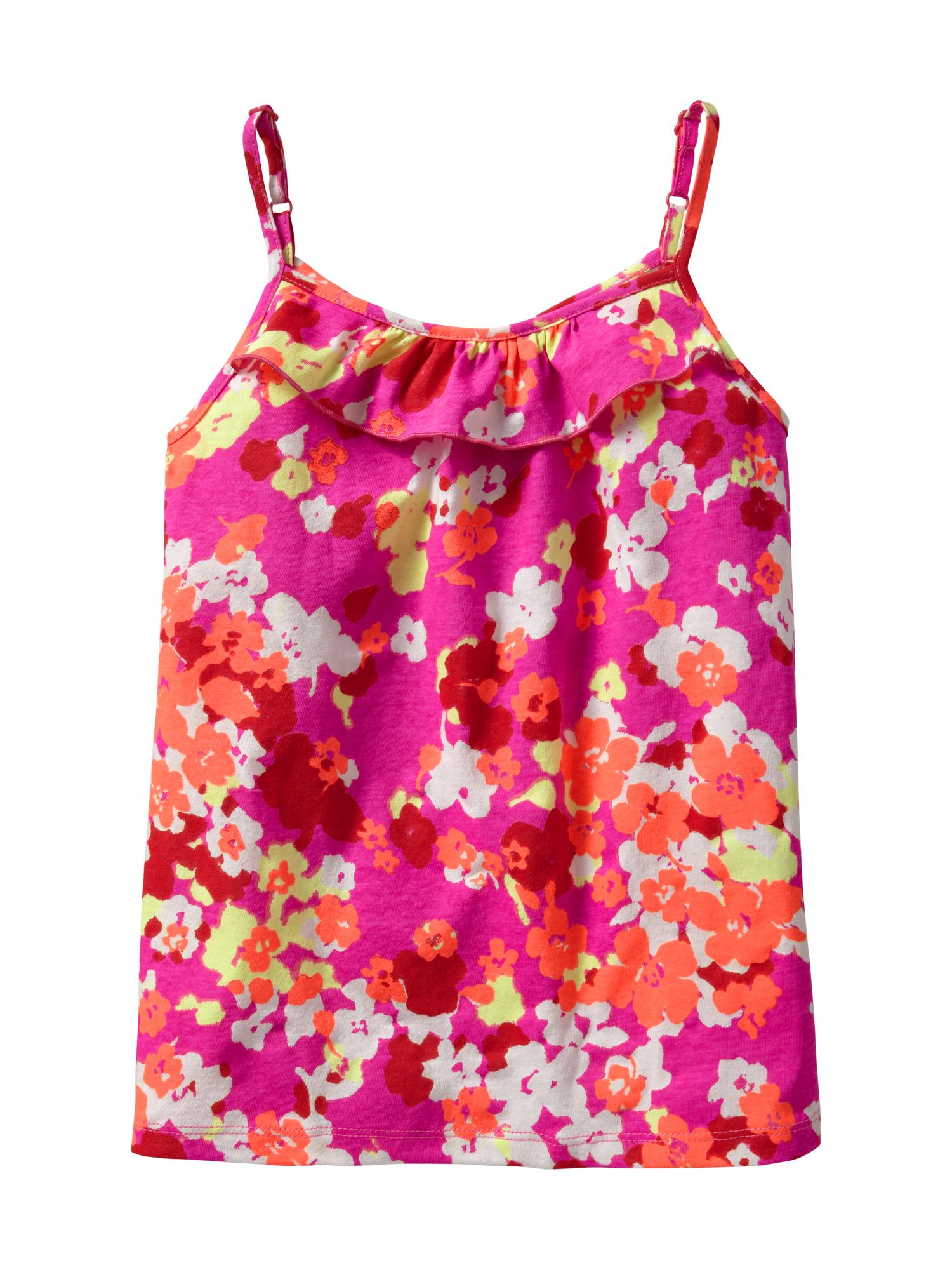 Floral ruffle tank | Gap