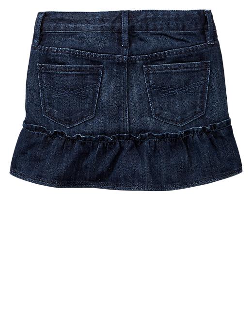 1969 ruffled denim mini skirt | Gap