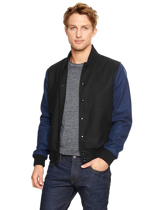 Wool varsity jacket | Gap