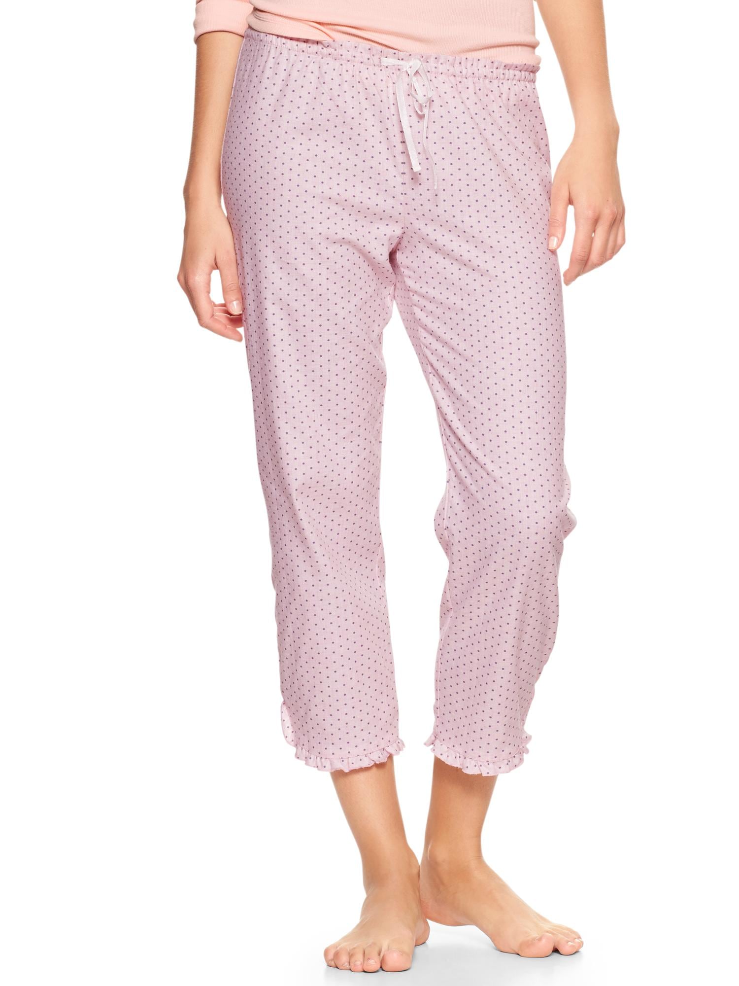 Flannel ruffle capris | Gap