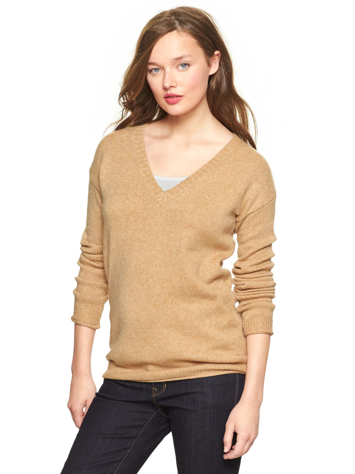Cozy V-neck sweater | Gap