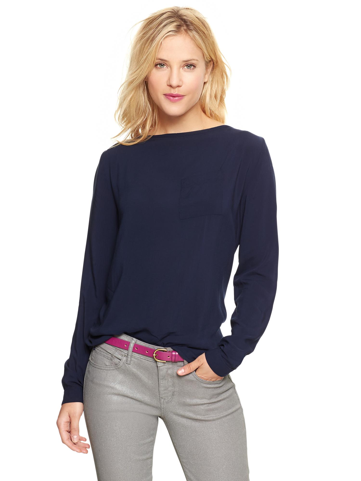 Envelope-neck top | Gap