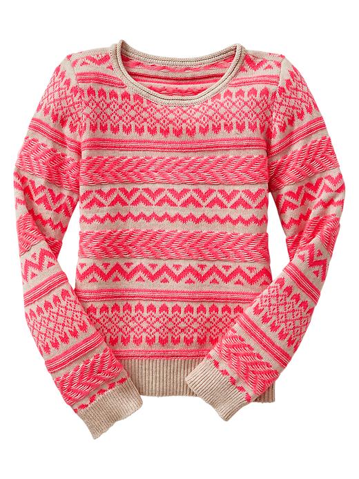 Neon Fair Isle sweater | Gap