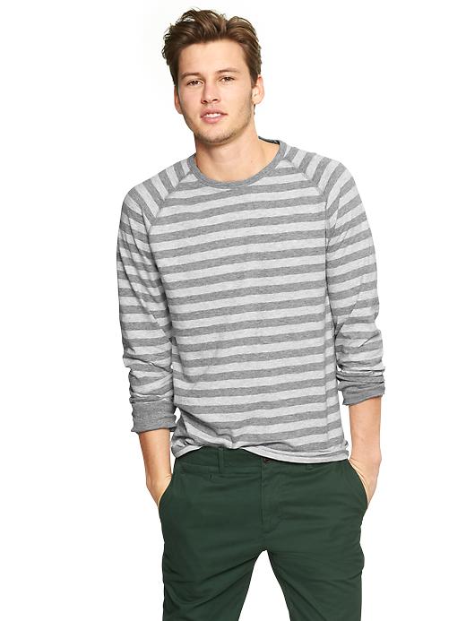 Striped raglan slub T | Gap