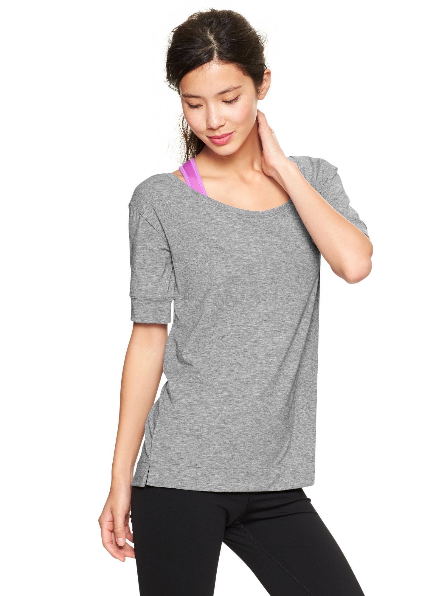 GapFit Breathe heathered T | Gap