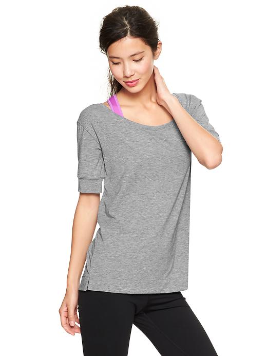 GapFit Breathe heathered T | Gap