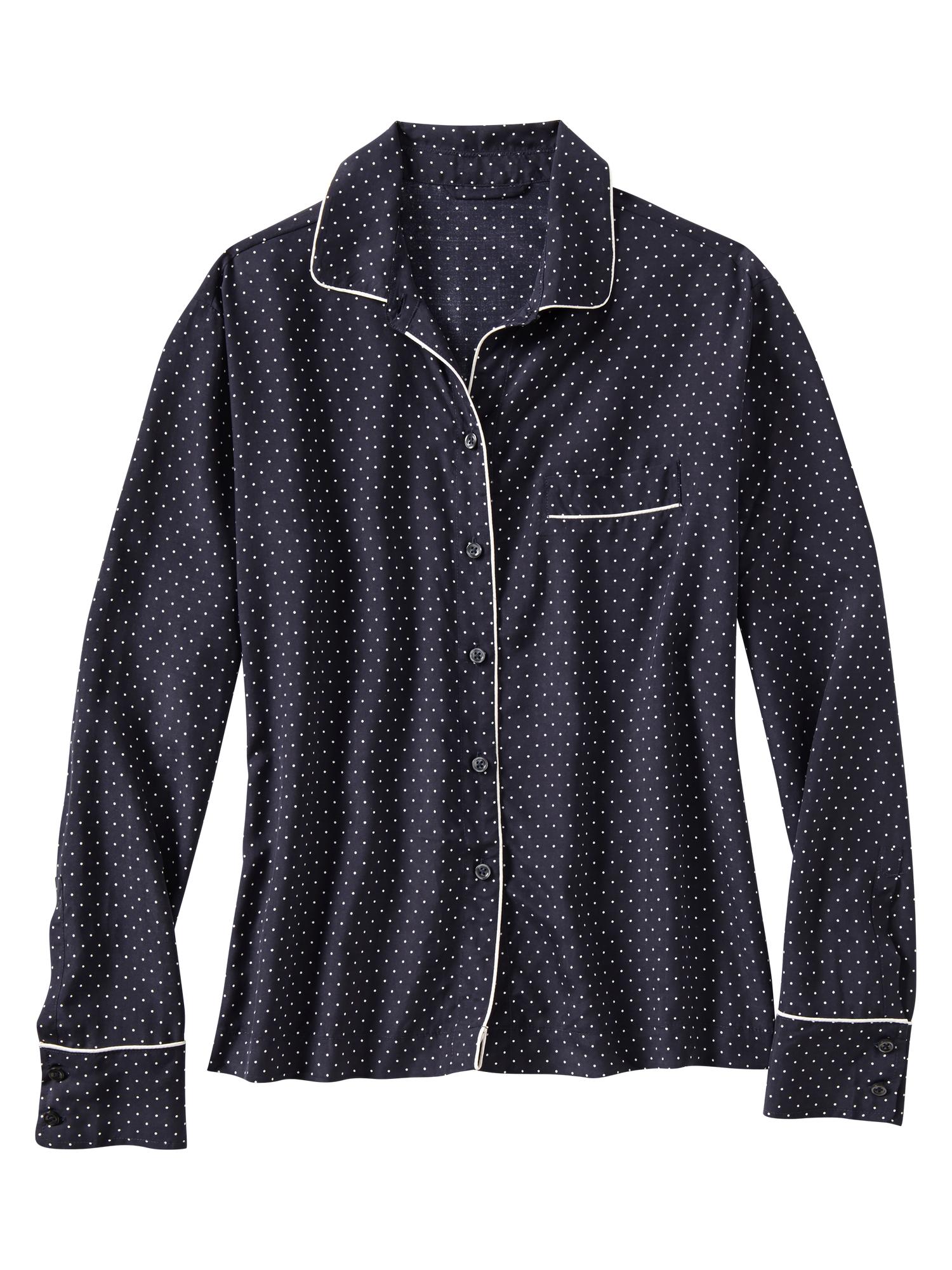 Silk dot nightshirt | Gap