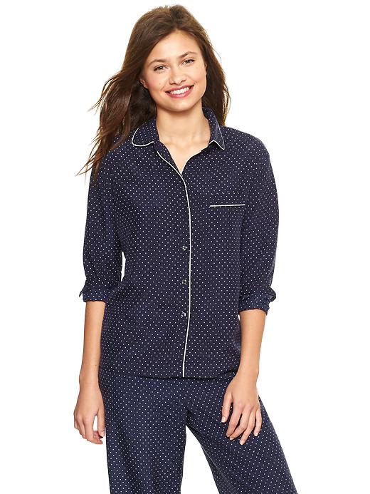 Silk dot nightshirt | Gap