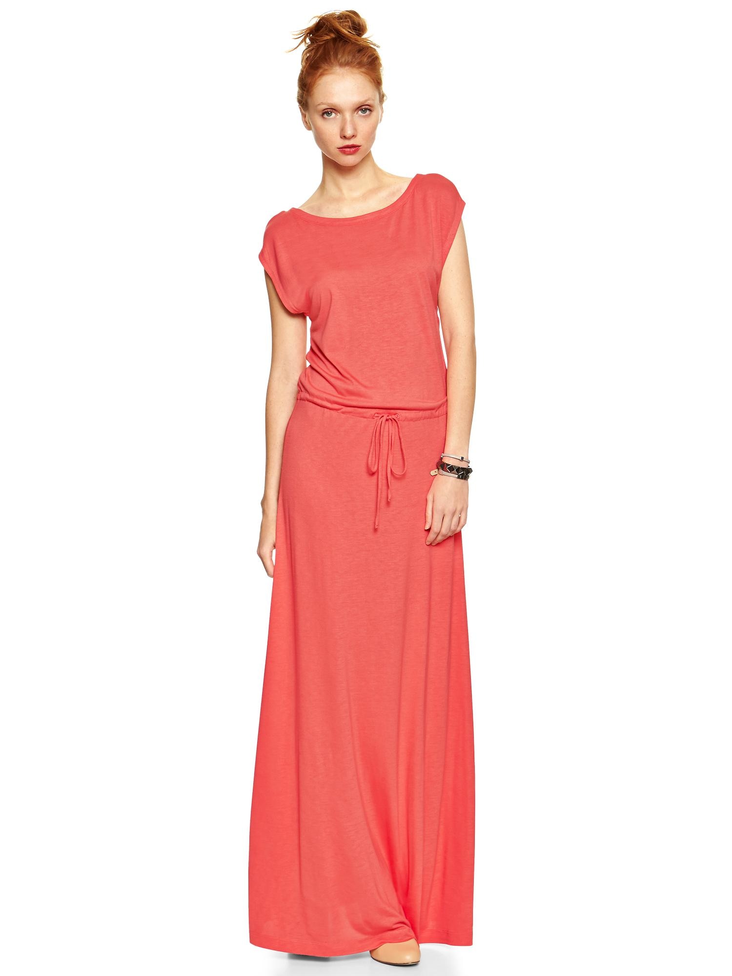 Drawstring maxi dress | Gap