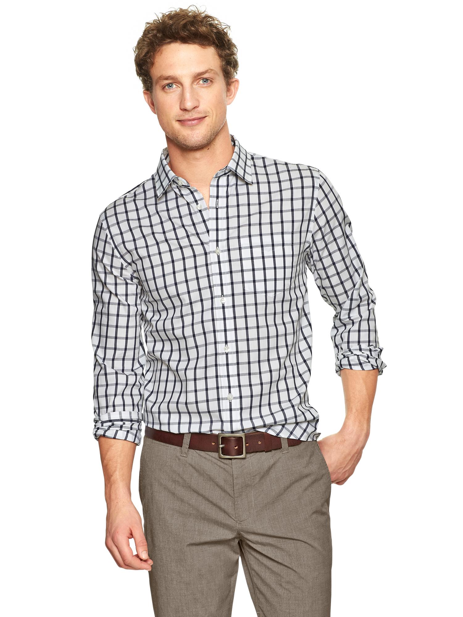 Clean checkered shirt | Gap