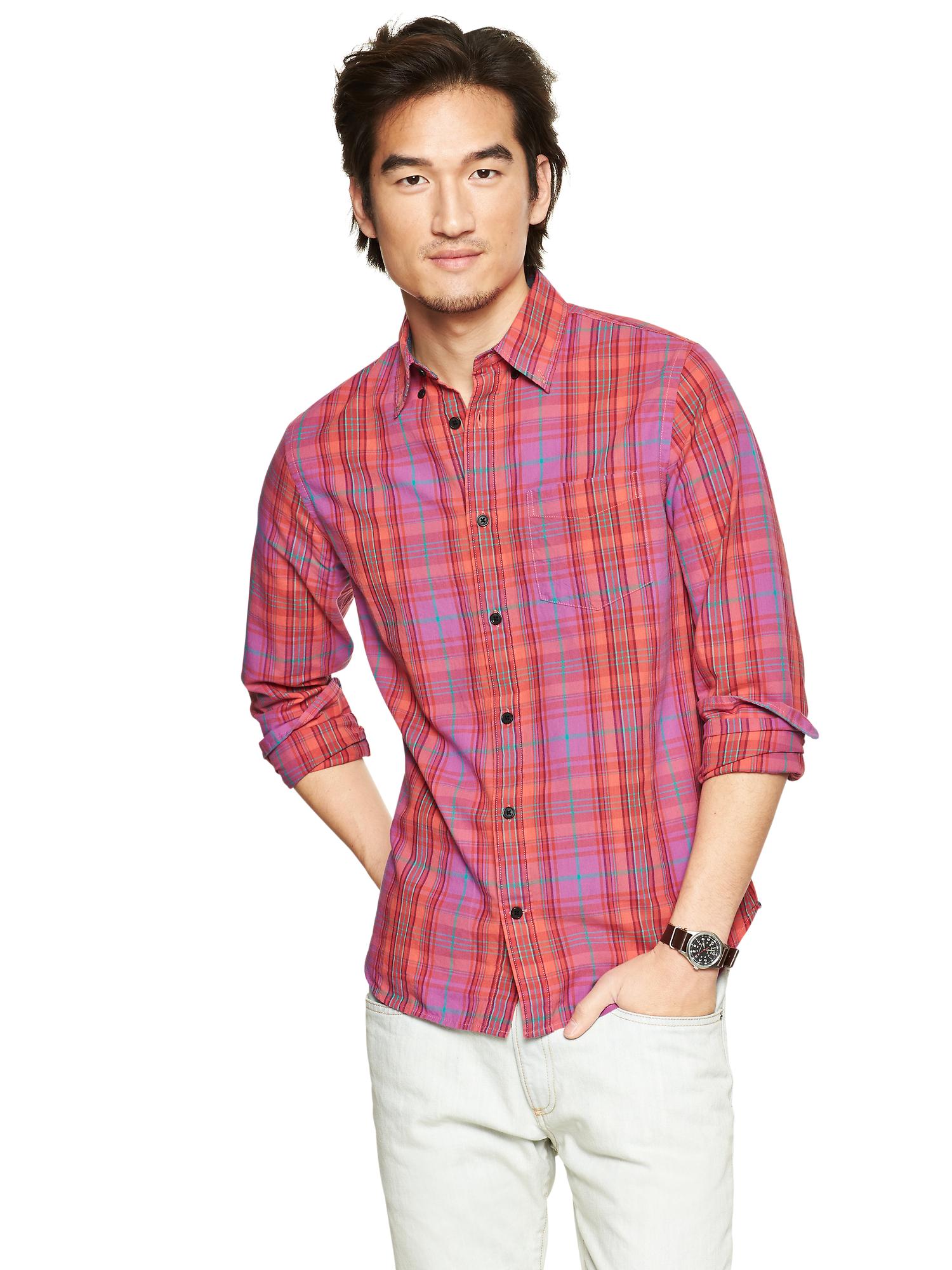 Madras plaid shirt | Gap
