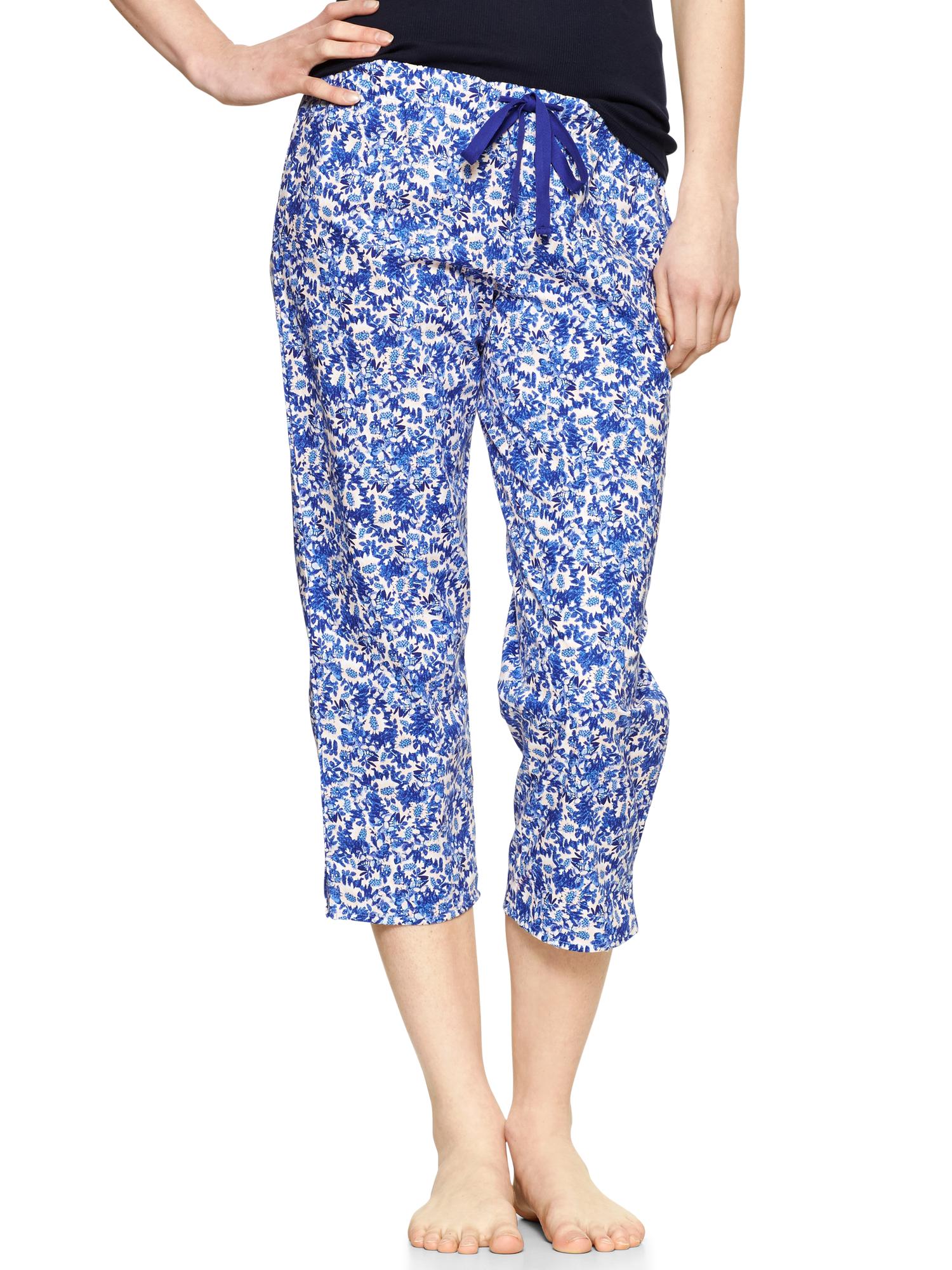 Floral poplin capris | Gap