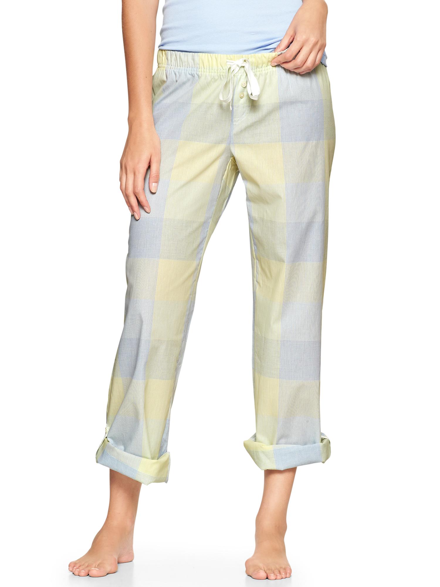 Plaid roll-up pants | Gap