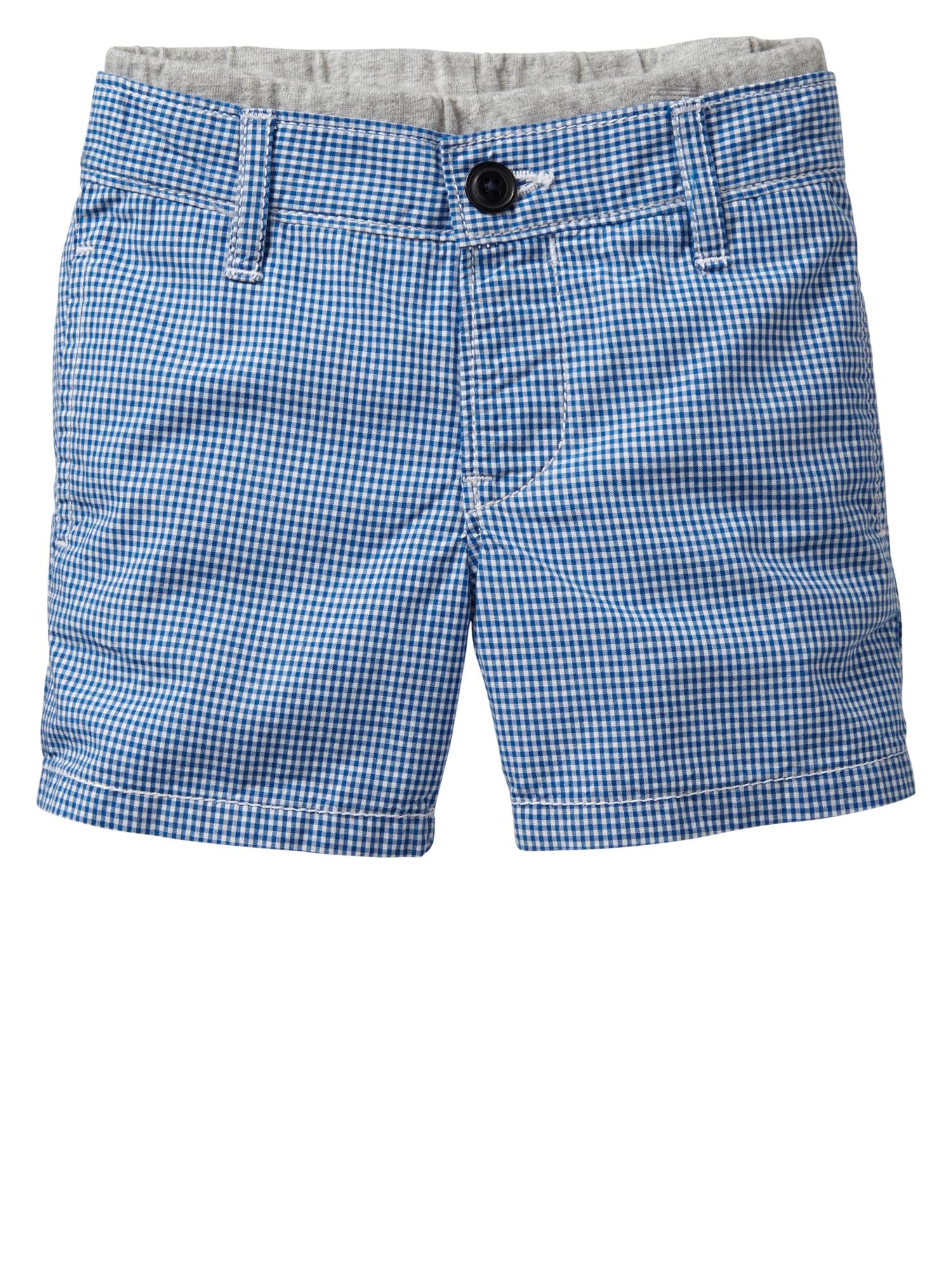 Pull-on checkered shorts | Gap
