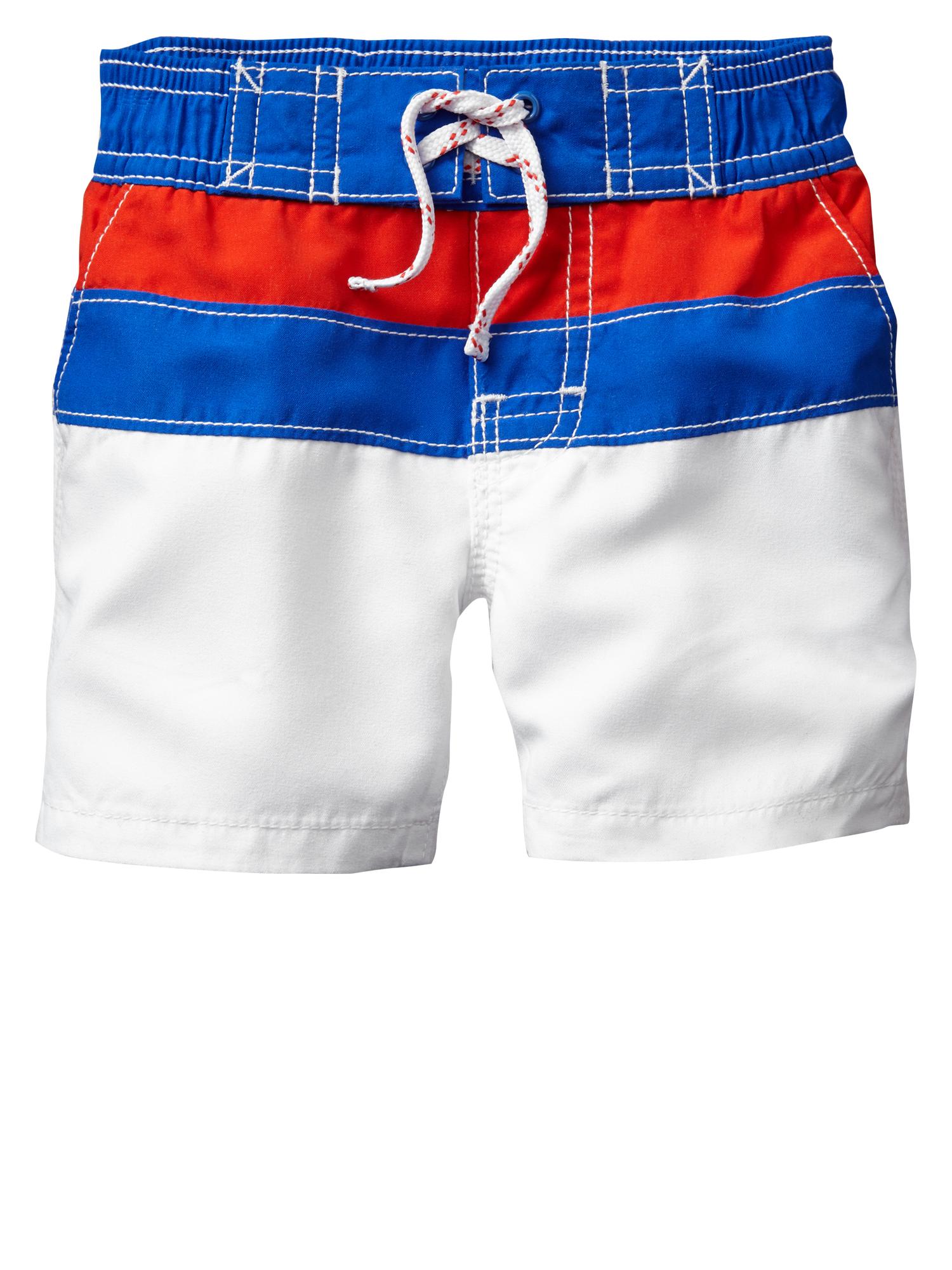 Americana colorblock swim trunks | Gap