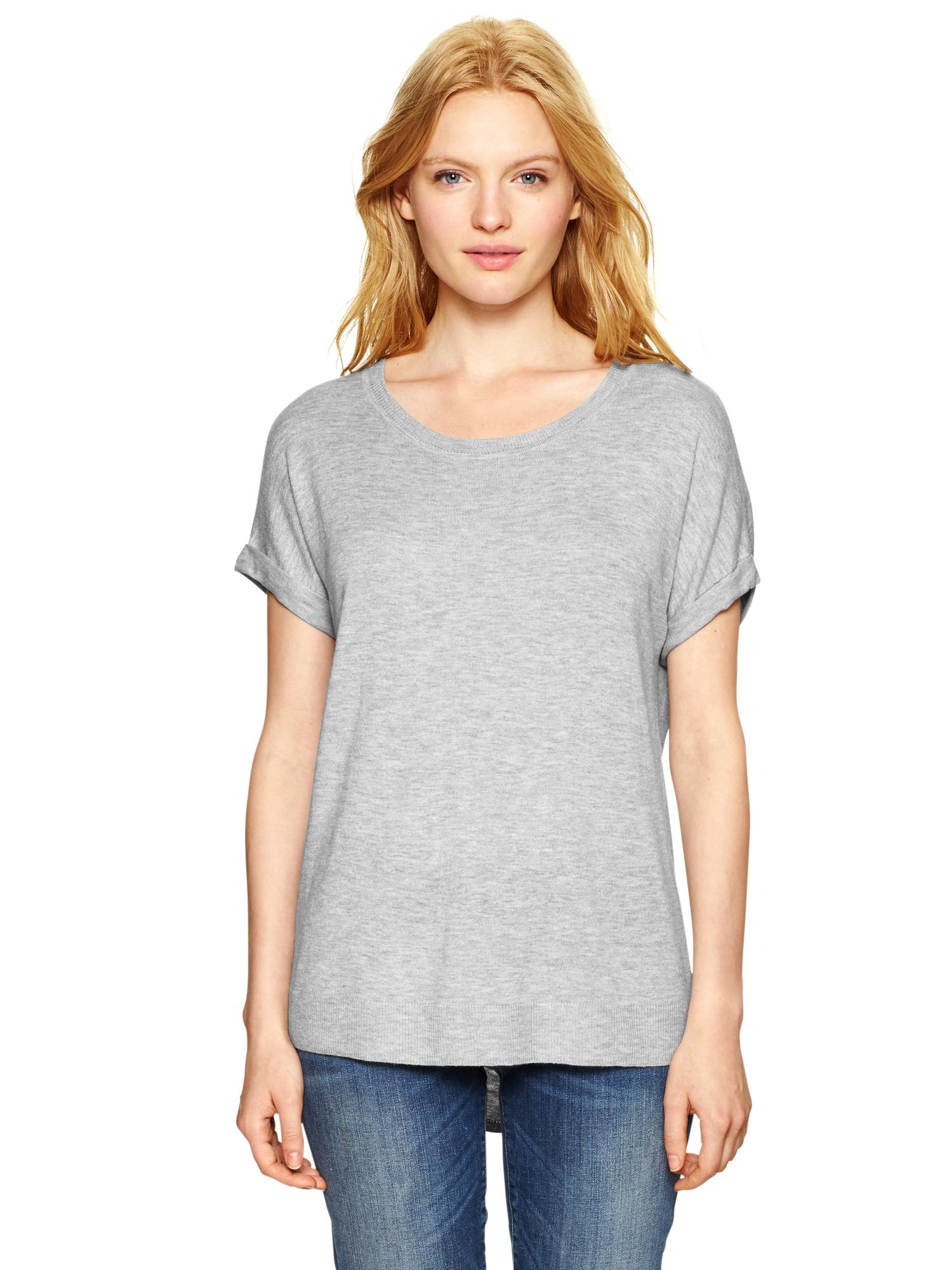 Slouchy cuffed sweater top | Gap