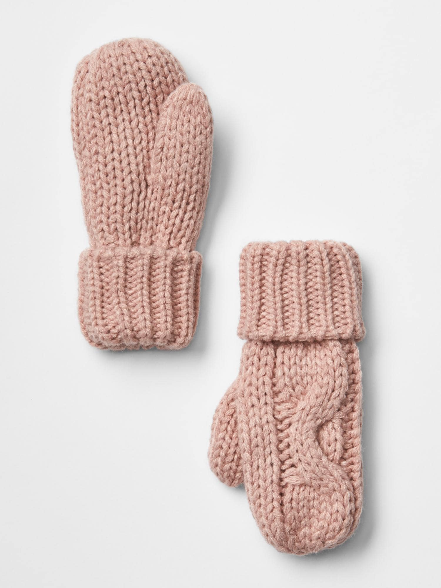 Cable knit mittens | Gap