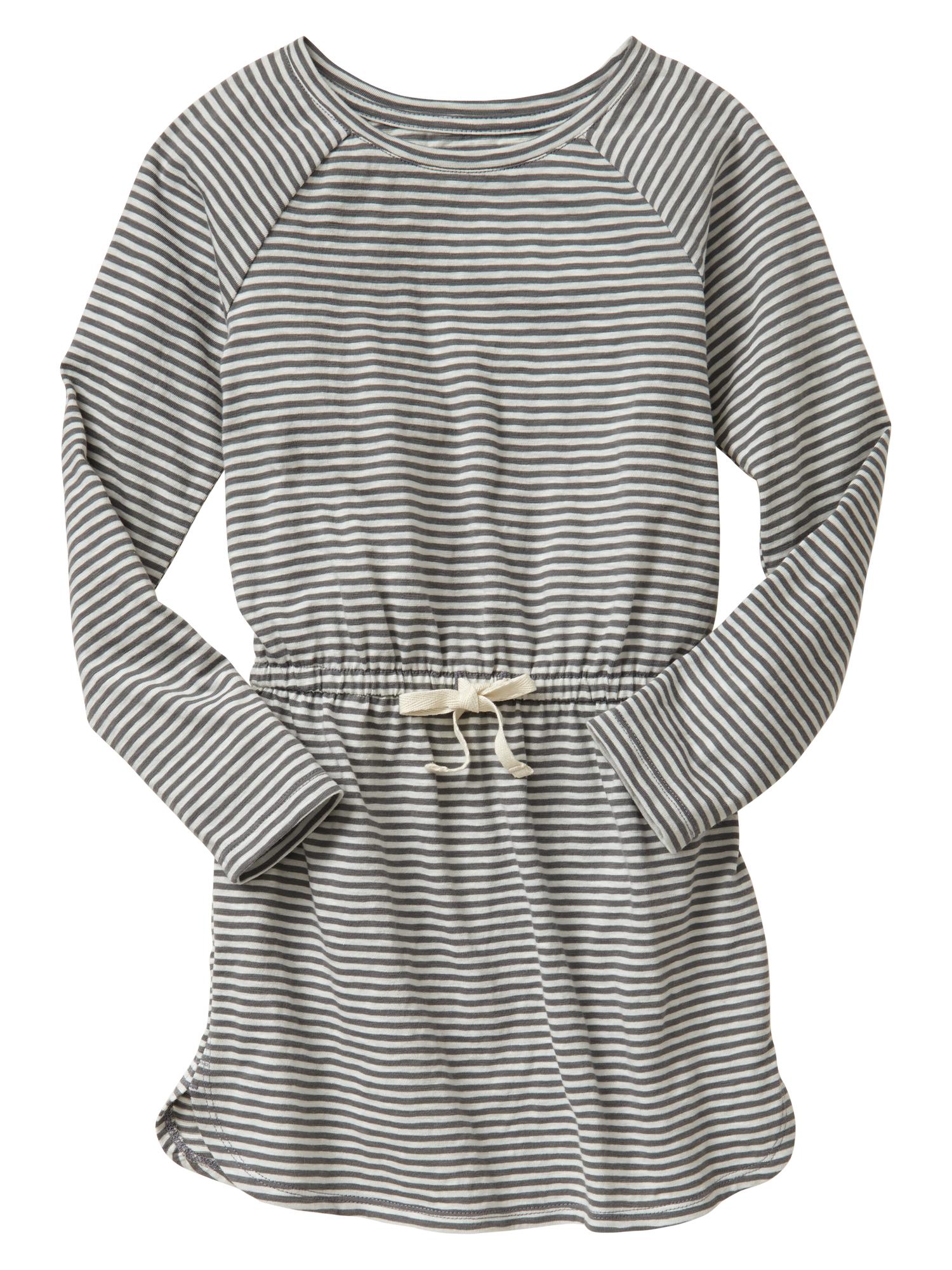 Stripe drawstring dress | Gap