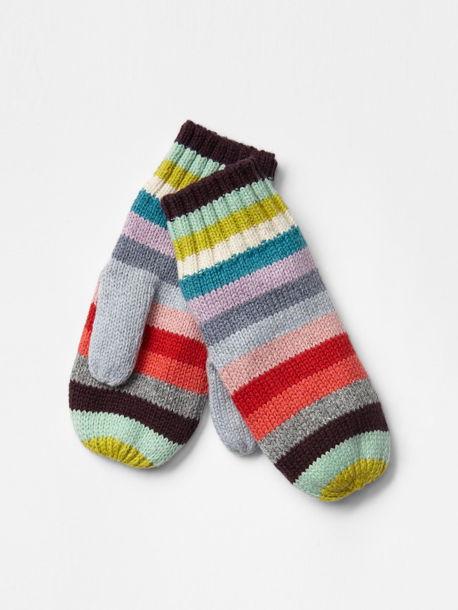 Holiday stripe mittens | Gap