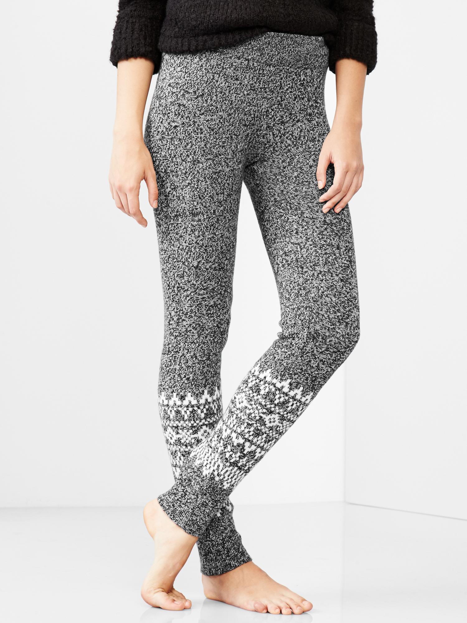 Fair isle sweater leggings Gap
