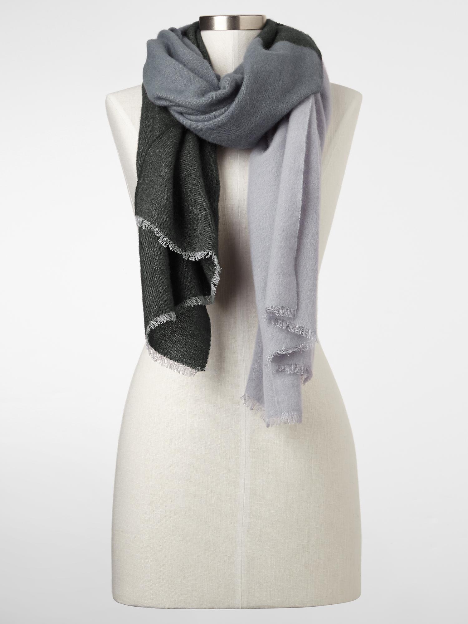 Cozy colorblock scarf | Gap