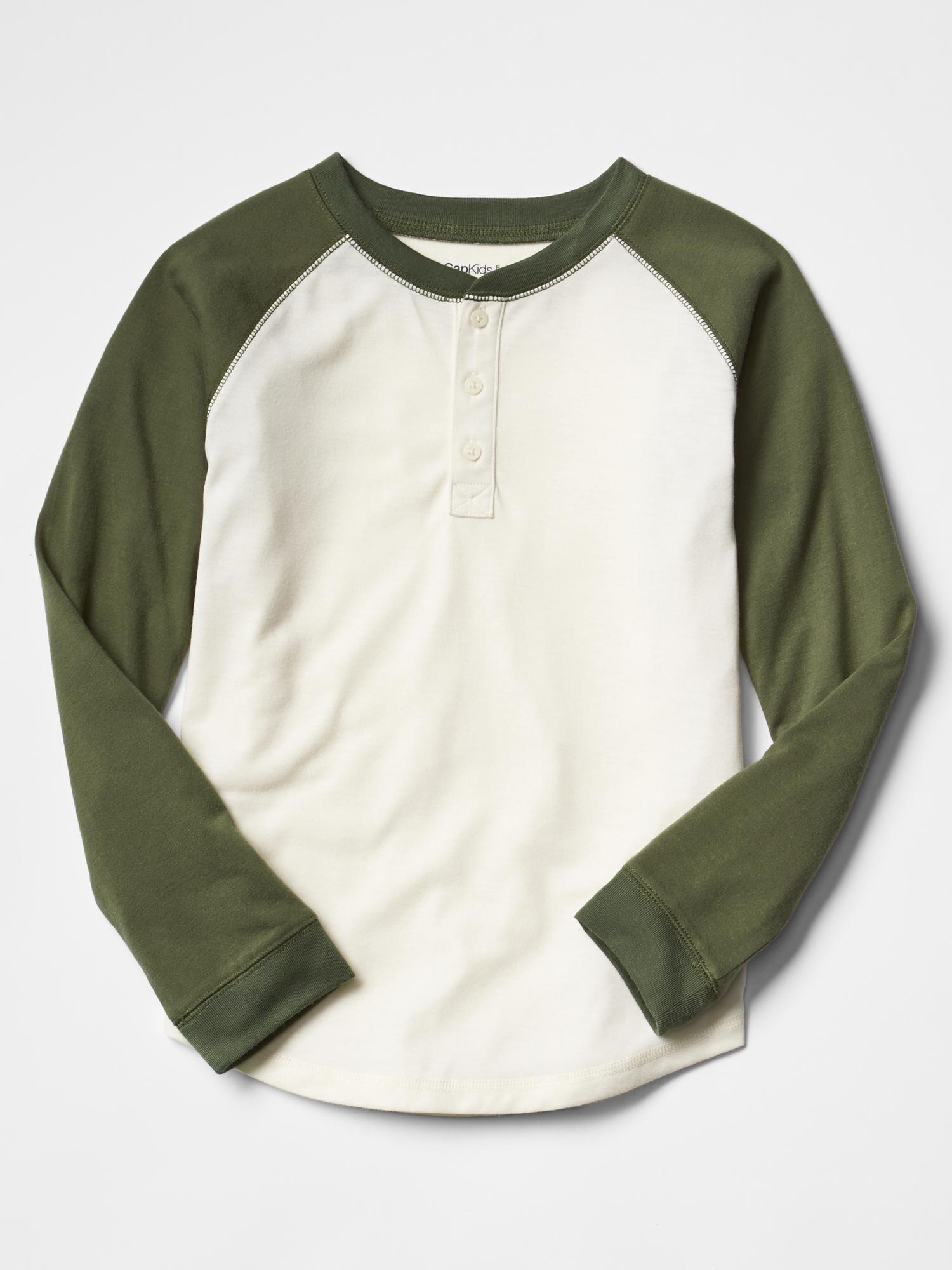 Henley raglan PJ top | Gap