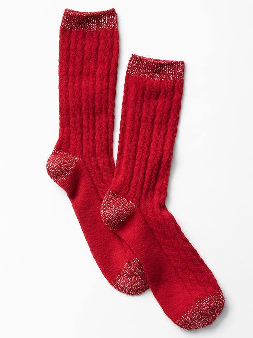 Cozy cable knit socks | Gap
