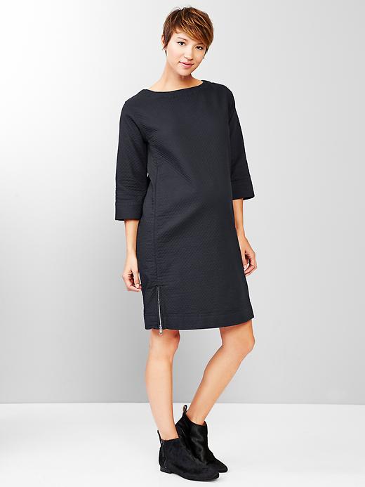 Quilted zip dress | Gap