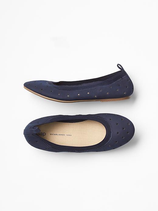 Perforated easy ballet flats Gap