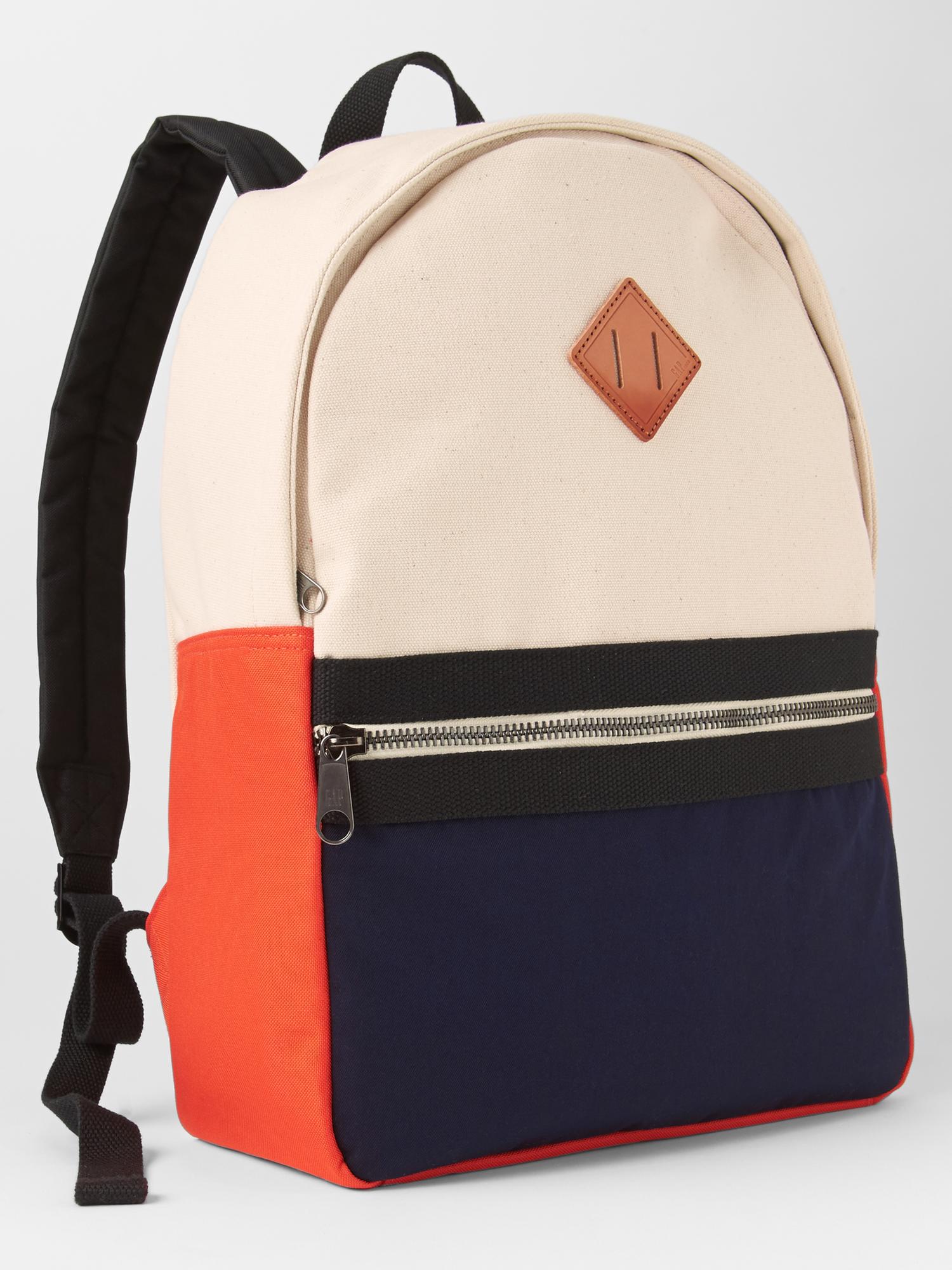 Mixed media backpack | Gap