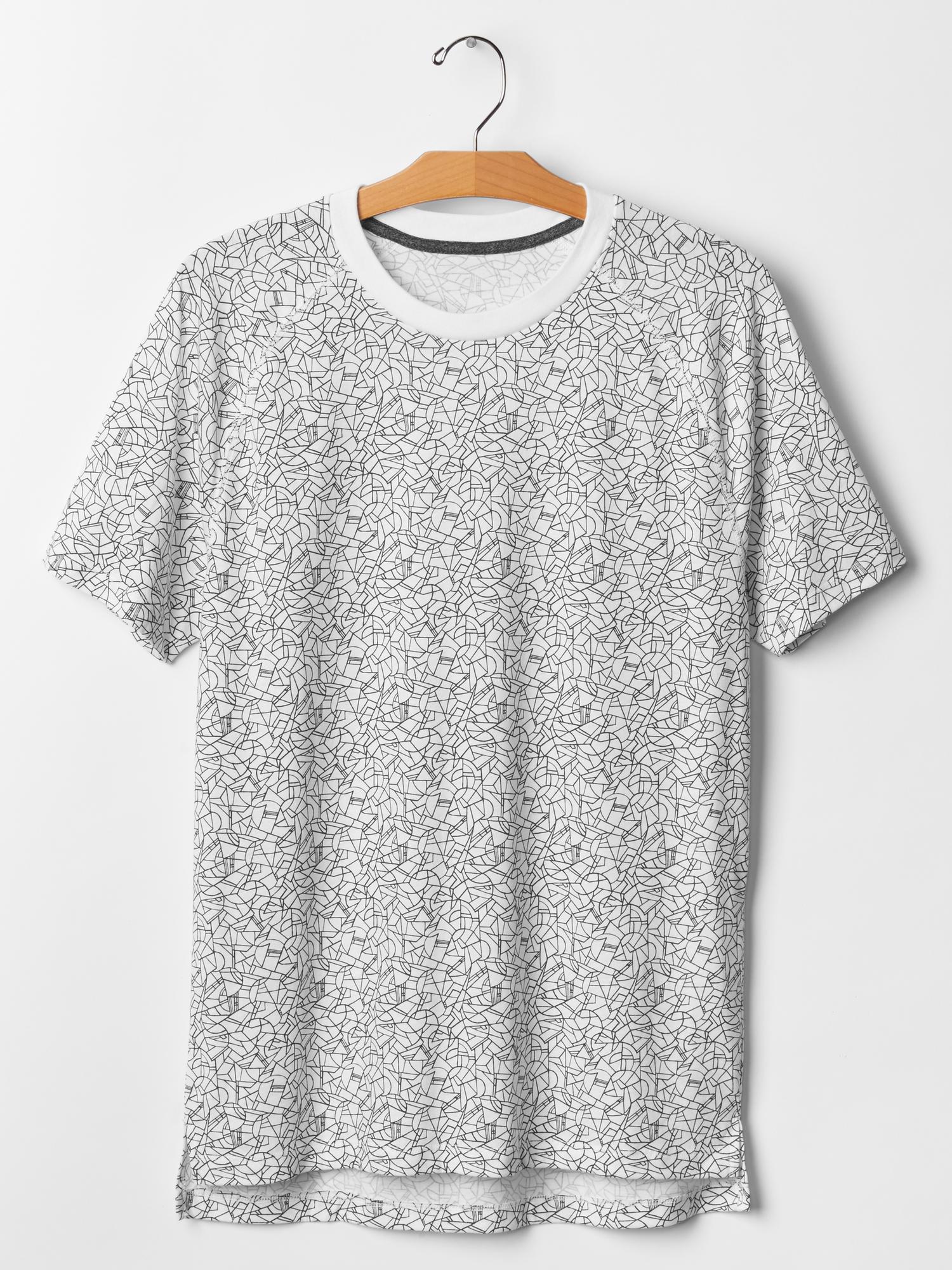 Gym Issue print raglan crewneck t-shirt | Gap