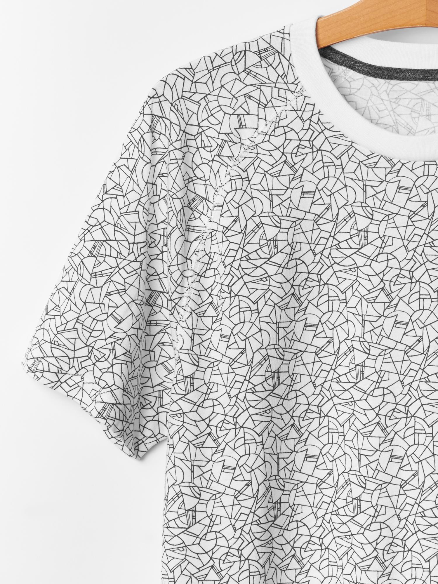 Gym Issue print raglan crewneck t-shirt | Gap