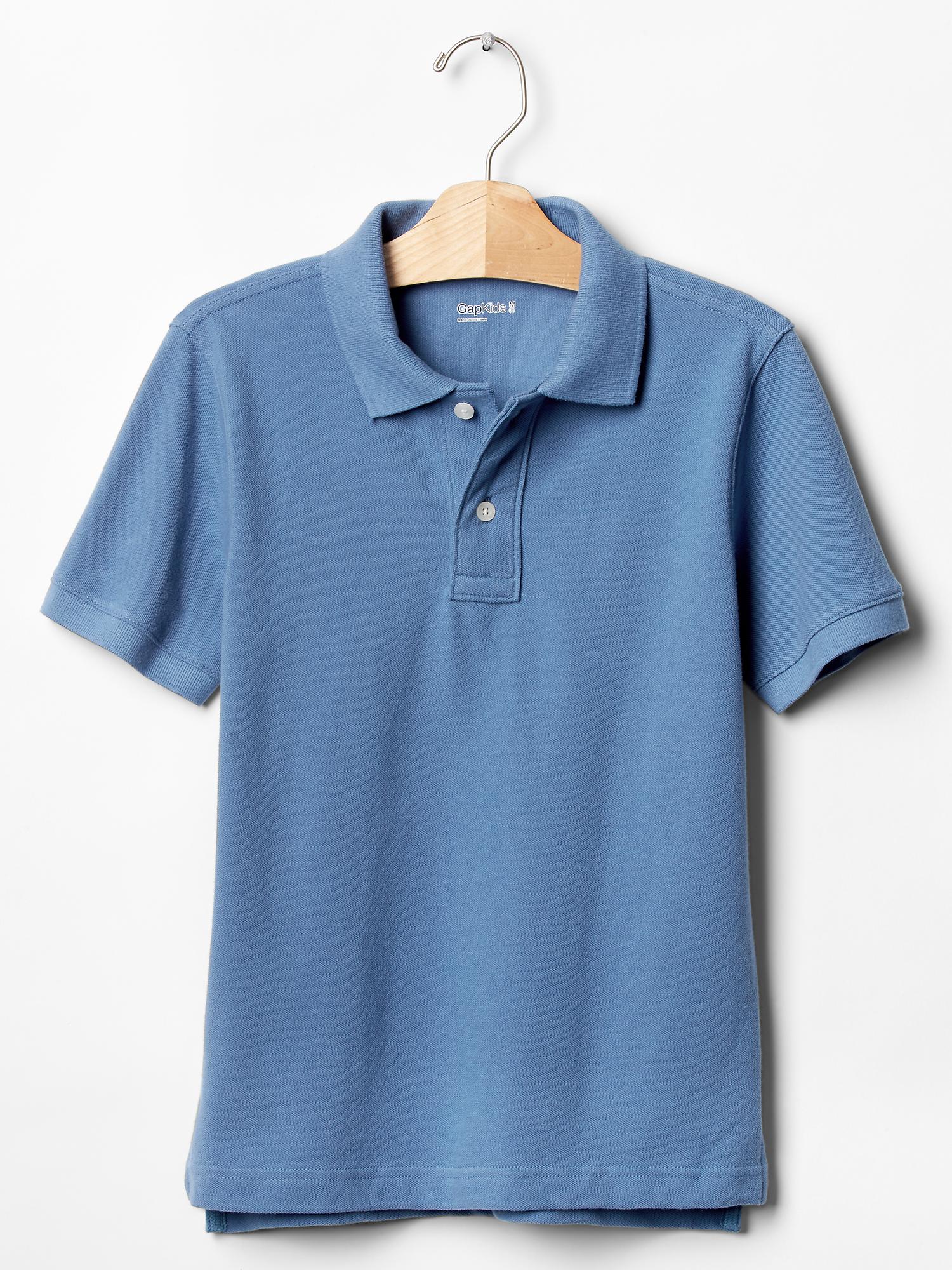 Solid pique polo | Gap