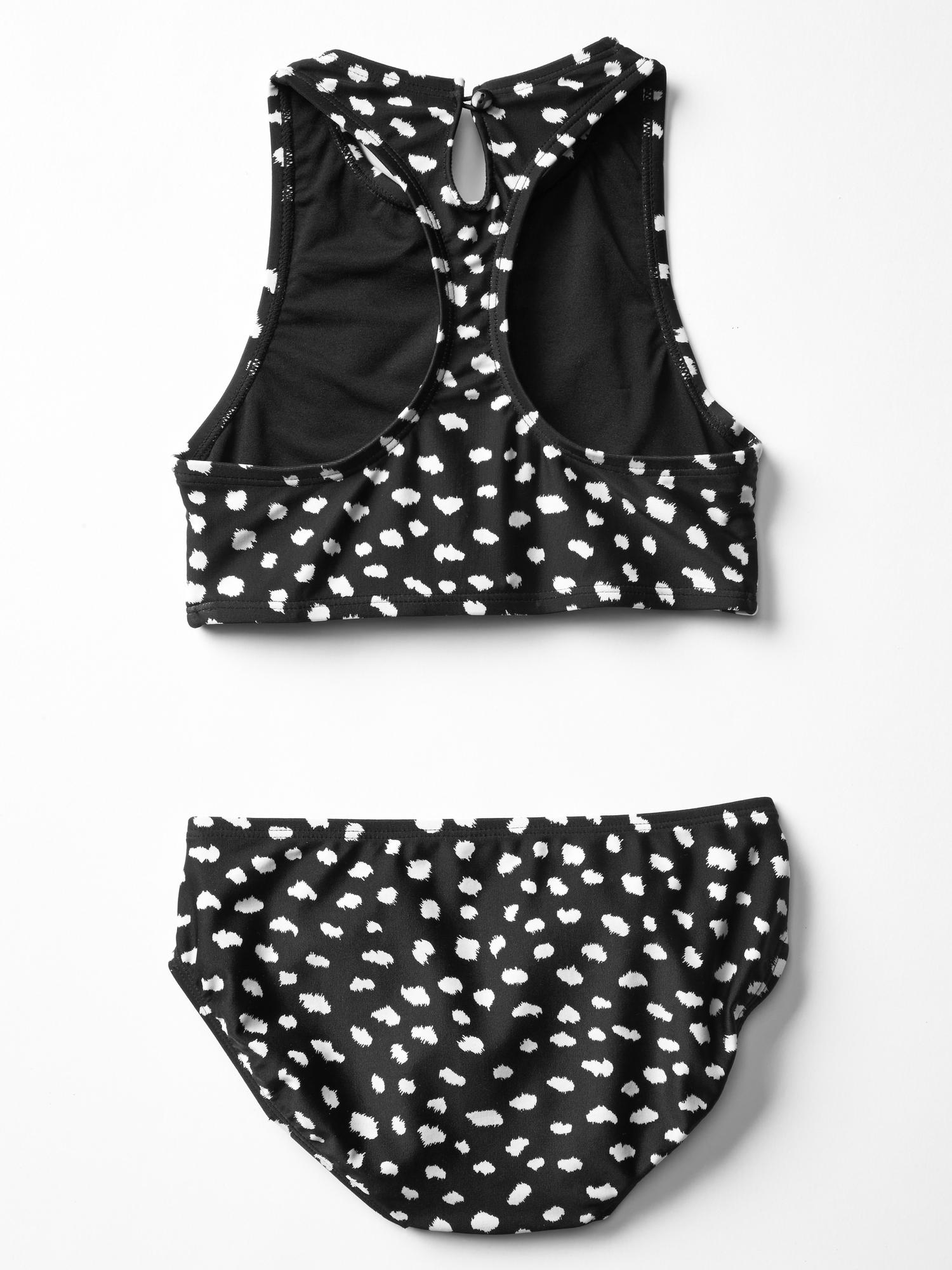 Printed racerback swim two-piece | Gap