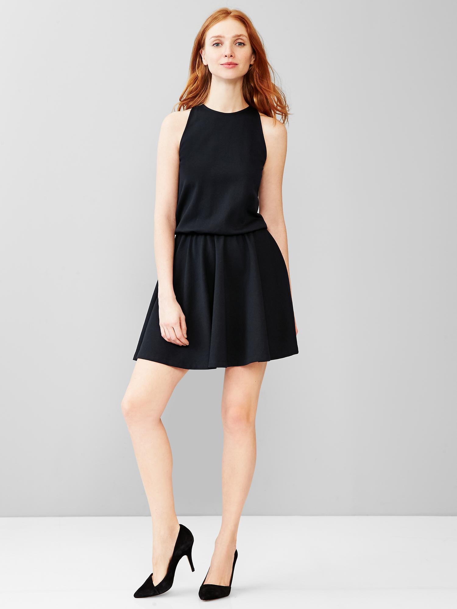 Sleeveless flared mini dress | Gap